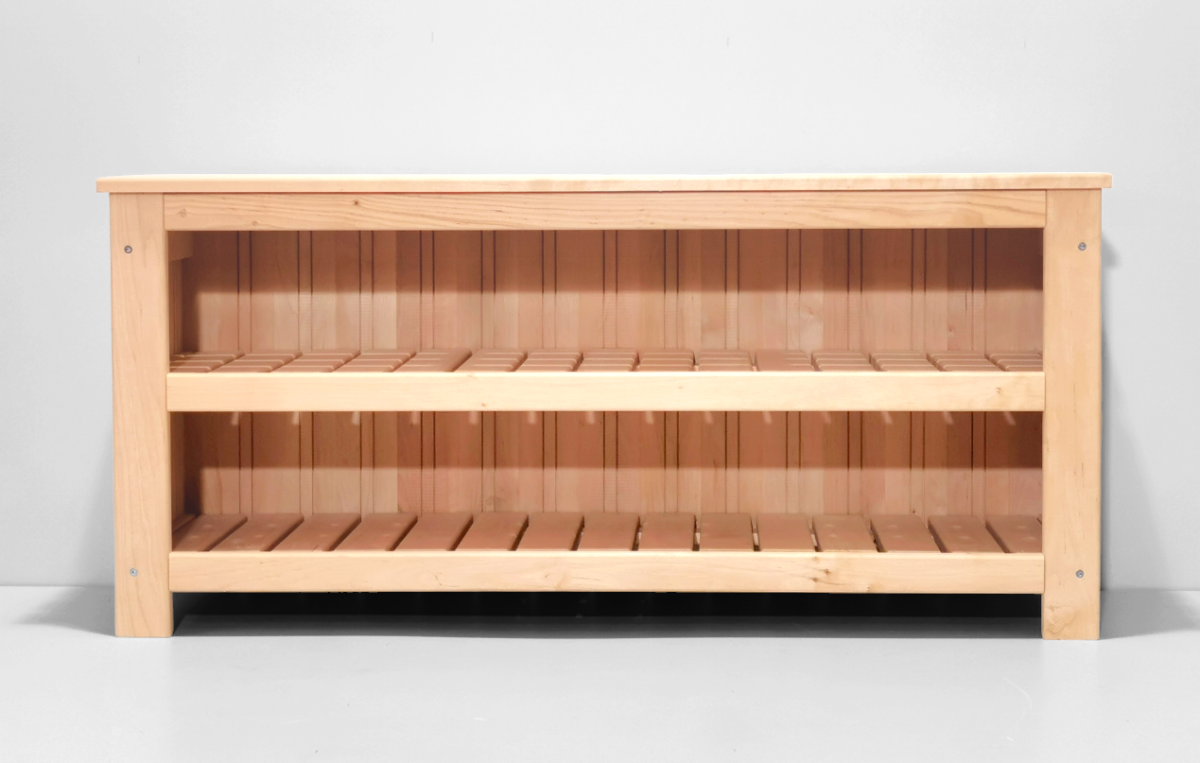 Puidust riiul TV 1200x370x550 - A&A Wood