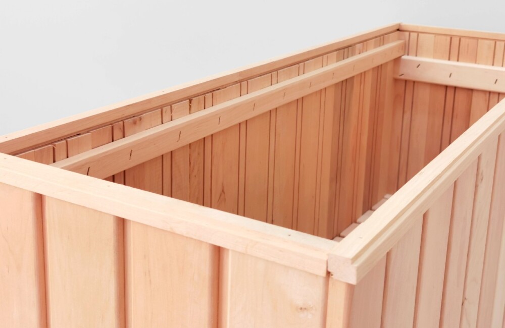 Puidust kast kaanega asjade hoiustamiseks - A&A Wood