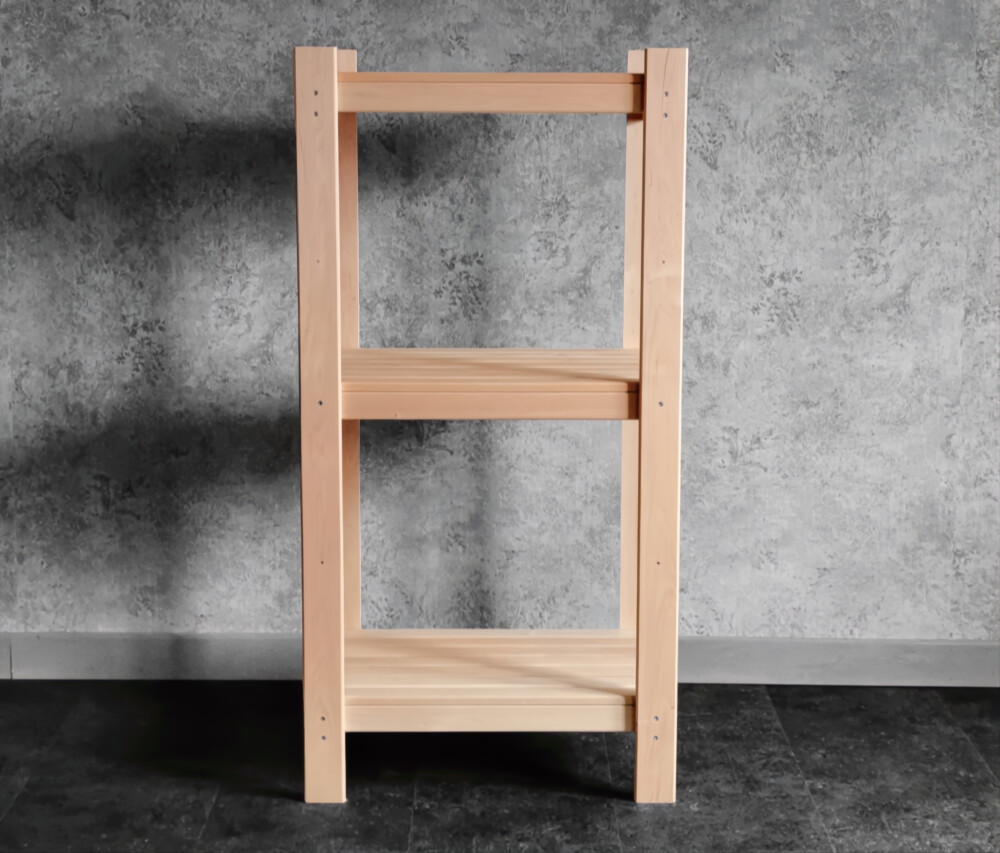 Puidust kõrge riiul X1 600x400x1200 - A&A Wood