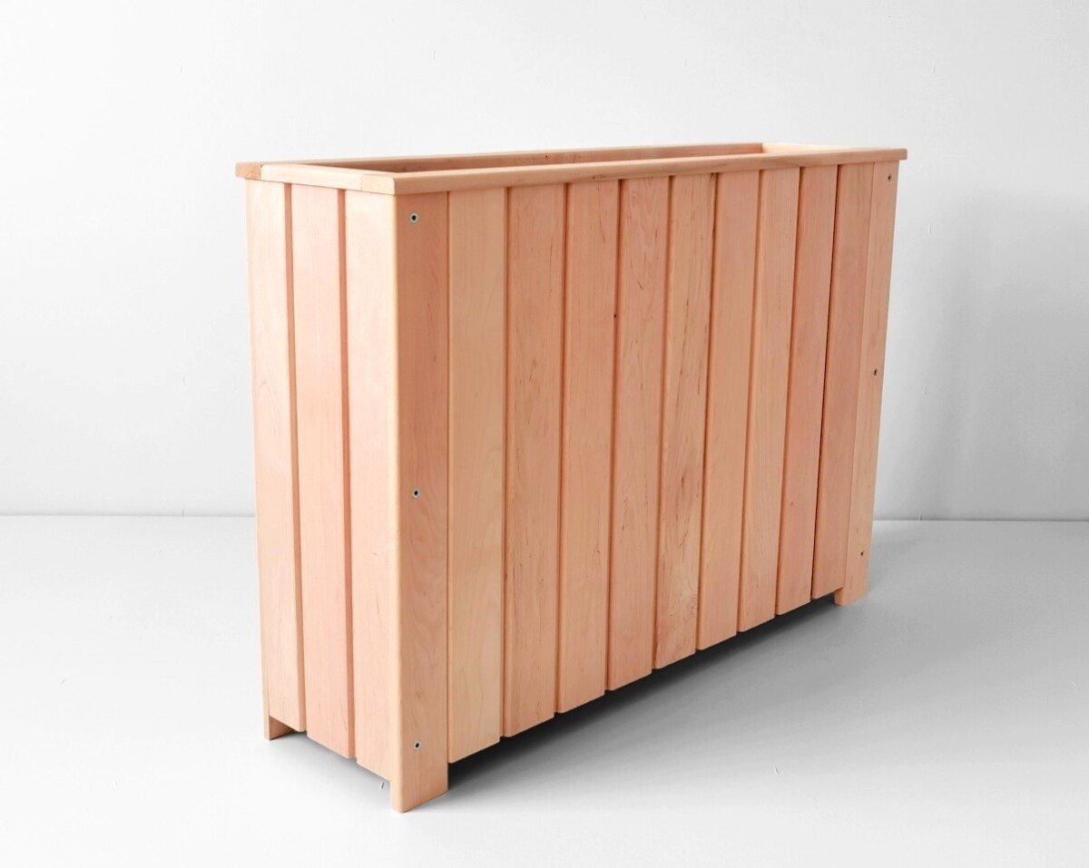 Puidust Lillekast SLK XL 860x240x620 - lillekast rõdule - A&A Wood