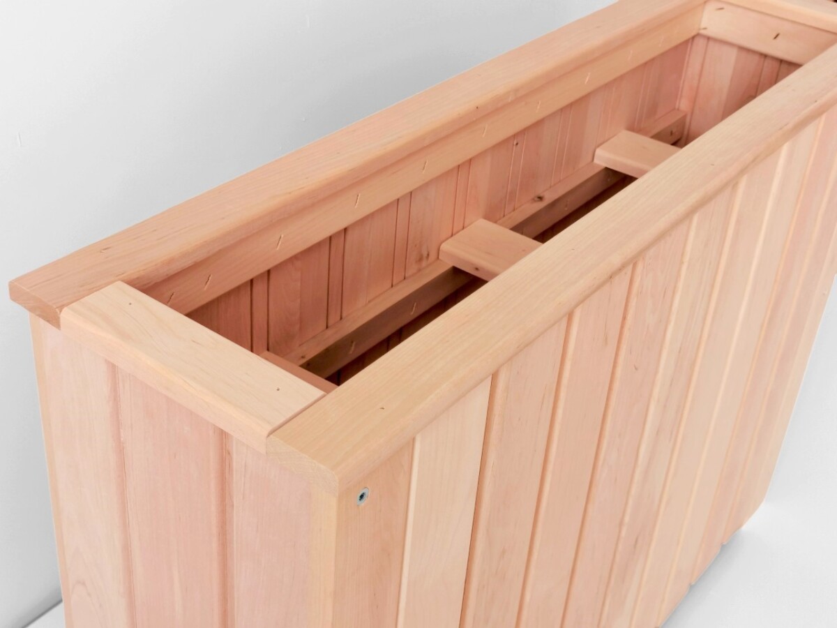Puidust Lillekast SLK XL 860x240x620 - lillekast rõdule - A&A Wood