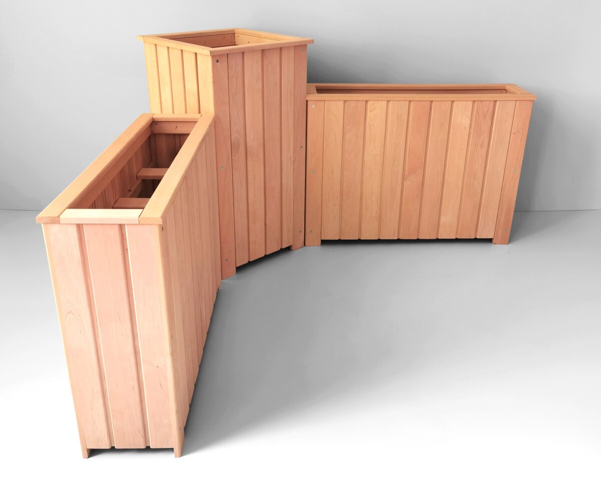 Puidust Lillekast SLK XL 860x240x620 - lillekast rõdule - A&A Wood